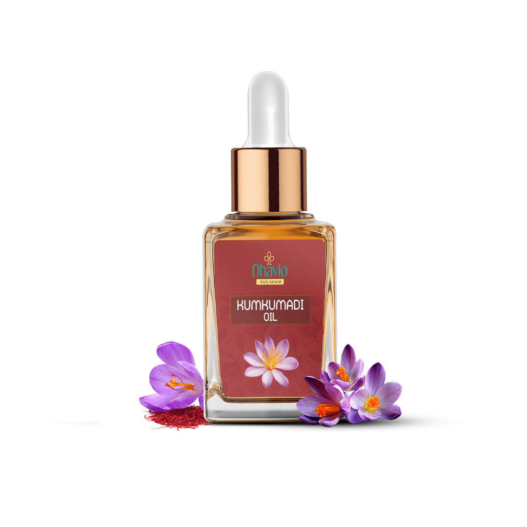 Kumkumadi Oil | Ayurvedic Saffron Face Oil for Radiant Skin | DHAVIO